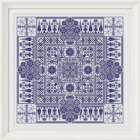 Fox And Rabbit Designs 2025 Mystery Sampler Cloister Gardens Fox