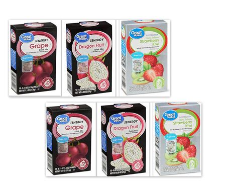 Great Value Energy Drink Mix Bundle 2x Dragon Fruit