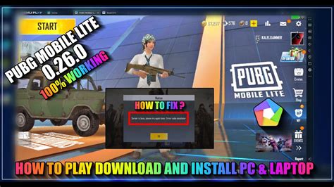 HOW TO DOWNLOAD AND INSTALL PUBG MOBILE LITE IN MEMU EMULATOR Fix PUBG LITE Server Is
