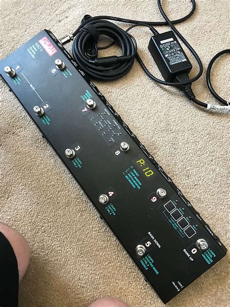 G Lab Gsc 3 Foot Controlled Loop Switcher Midi Controller Reverb