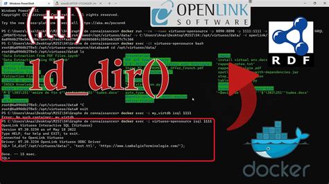 virtuoso openlink docker image bulk loading rdf file using isql ld dir youtube