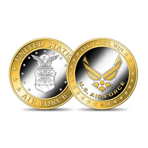 The U S Air Force Gold And Silver Enhanced Commemorative
