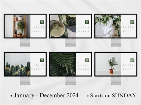 Desktop Wallpaper Calendar Digital Desktop Organizer Desktop Calendar