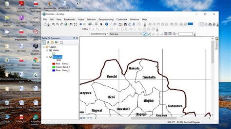 How To Georeference A Raster Data Without Grid Youtube