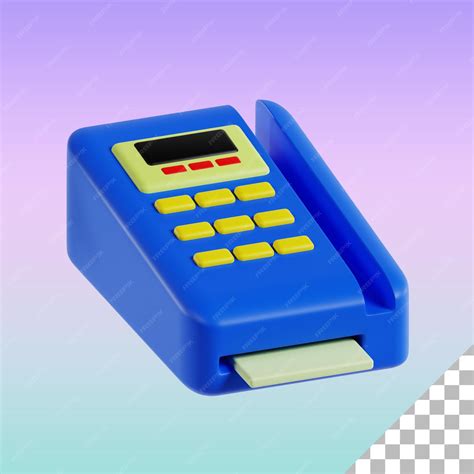 Premium Psd Edc Payment Methode Cash 3d Icon