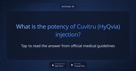 What Is The Potency Of Cuvitru Hyqvia Injection