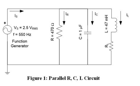 solved 1 given the r l and c parallel circuit in figure