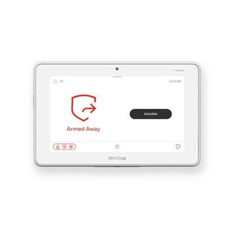 Proseries 7 Touchscreen Secondary Panel Zions Security Alarms