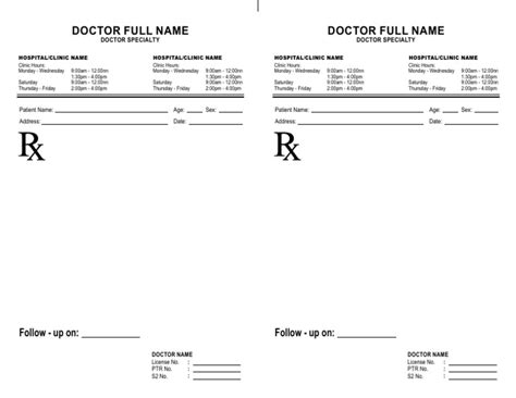 Rx Pad Generic Pdf