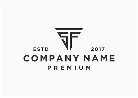 Premium Vector Letter Stf Shield Logo Design Vector Illustration Template