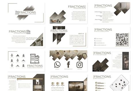Fractions Google Slides Template Keynote Template Google Slides Template Business