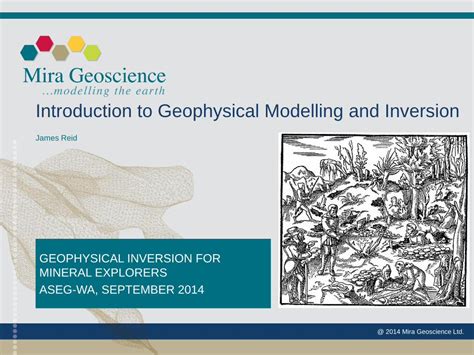 Pdf Introduction To Geophysical Modelling And Inversion An