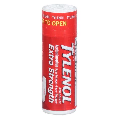 Tylenol Acetaminophen Extra Strength Adults 500 Mg Caplets