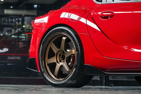 Permaisuri Rays Volk Racing Te37 Ultra M Spec With Toyota Supra Gr