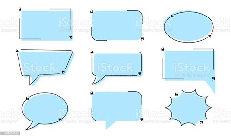 추상적인 스타일의 견적 상자 프레임으로 설정합니다 벡터 문자 메시지 견적 상자 0명에 대한 스톡 벡터 아트 및 기타 이미지 0명 개체 그룹 교통 위반 티켓 Istock