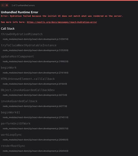 Local Development Shows Unhandled Runtime Error · Issue 5763 · Aws Amplifydocs · Github