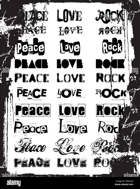 Peace Logo Poster Stock Vector Image And Art Alamy