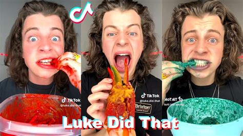 Spiciest Food Lukedidthat Tiktok Compilation 2023 Youtube
