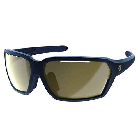 Scott Mtb Sport Glasses Vector Submariner Blue Gold Chrome Maciag Offroad