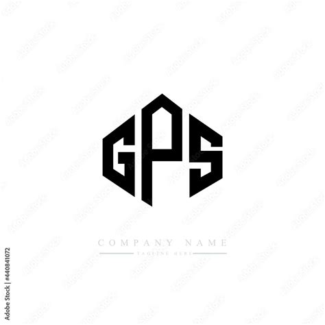 Gps Letter Logo Design With Polygon Shape Gps Polygon Logo Monogram Gps Cube Logo Design Gps