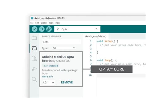 Installing The Opta Core In The Arduino Ide Bootloader