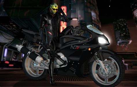 Wallpaper Motorcycle Mass Effect Omega Fan Art Thane Omega Thane