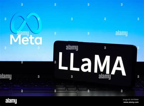 In This Photo Illustration The Llama Large Language Model Meta Ai Logo Seen Displayed On A