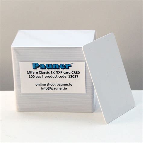 mifare classic 1k nxp cards pauner shop