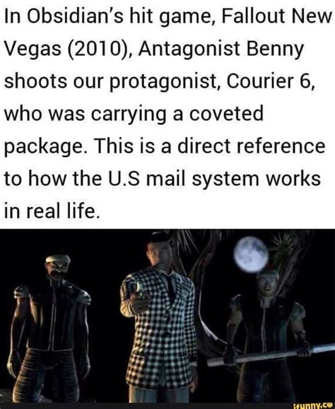 In Obsidians Hit Game Fallout New Vegas 2010 Antagonist Benny
