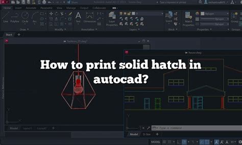 How To Print Solid Hatch In Autocad