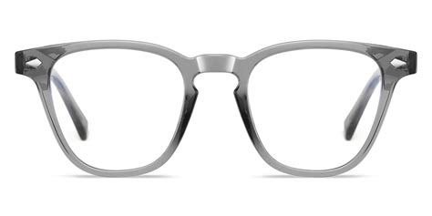 Grey Square Glasses Unisex Versatility And Style Lensmart