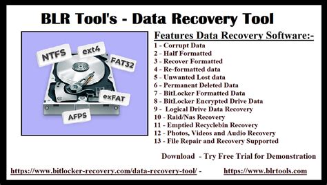 restore lost data with the help of the blr bitlocker data recovery tool