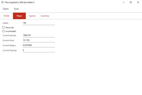 漫漫长夜游戏存档编辑工具 V2 131 下载 V2 131版本 漫漫长夜 Mod下载 3dm Mod站