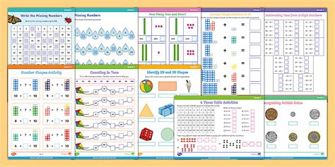 👉 Interactive Pdf Pre Key Stage Standards Maths Activities Standard 5