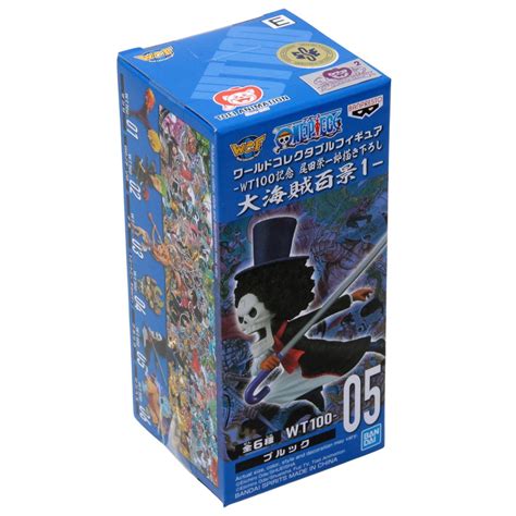 Banpresto One Piece World Collectable Figure WT100 Anniversary Vol 1 05 Brook Black