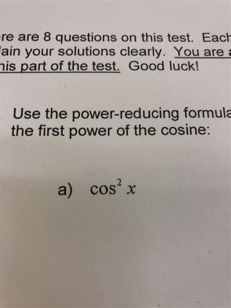 Solved Re Are 8 Questions On This Test Each Ain Your