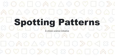 Spotting Patterns Home