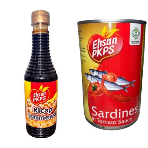 Ehsan Set Kicap Istimewa 450ml And Sardin 425g Shopee Malaysia