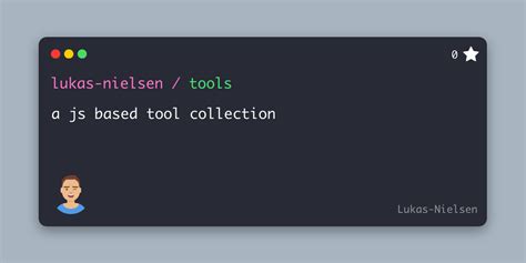 GitHub Lukas Nielsen Tools A Js Based Tool Collection