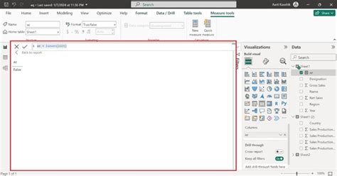 power bi dax information functions
