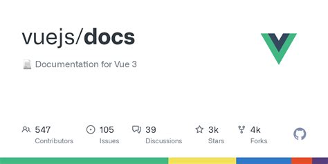 Github Vuejsdocs 📄 Documentation For Vue 3