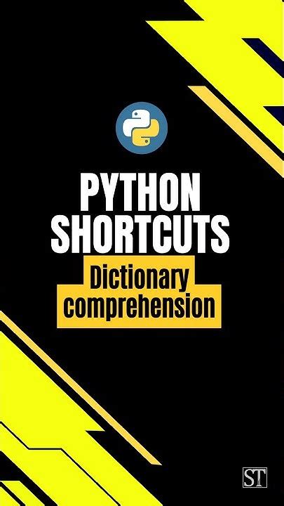 Python Shortcuts Dictionary Comprehension Python Codingshorts