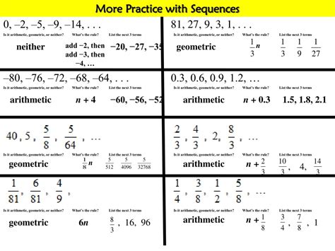PPT Number Sequences Arithmetic Geometric More PowerPoint Presentation ID