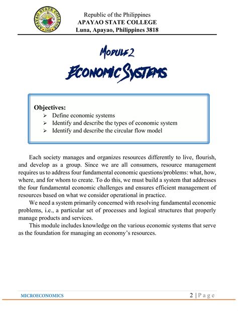 Microeconomics Module 2 Pdf