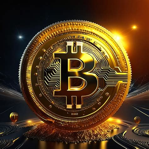 Premium Ai Image Bitcoin A Coin With The Letter B On It That Is On A