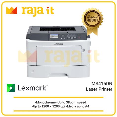 Jual Lexmark Printer Laser Ms415dn Duplex Mono Shopee Indonesia