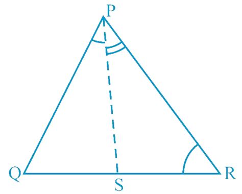 In The Given Figure PR PQ And PS Bisects QPR Prove That PSR PSQ
