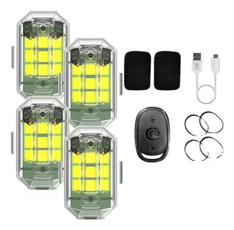 Pacote Com 4 Lâmpadas Estroboscópicas Led Sem Fio De Brilho