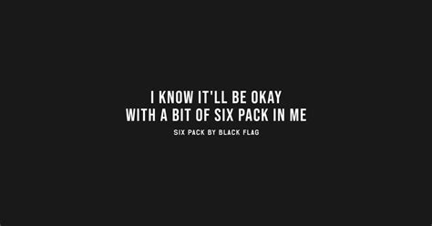 Six Pack Lyrics Hardcore Punk T Shirt Teepublic