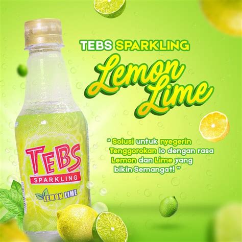 New Tebs Sparkling Lemon Lime From Sinar Sosro Mini Me Insights